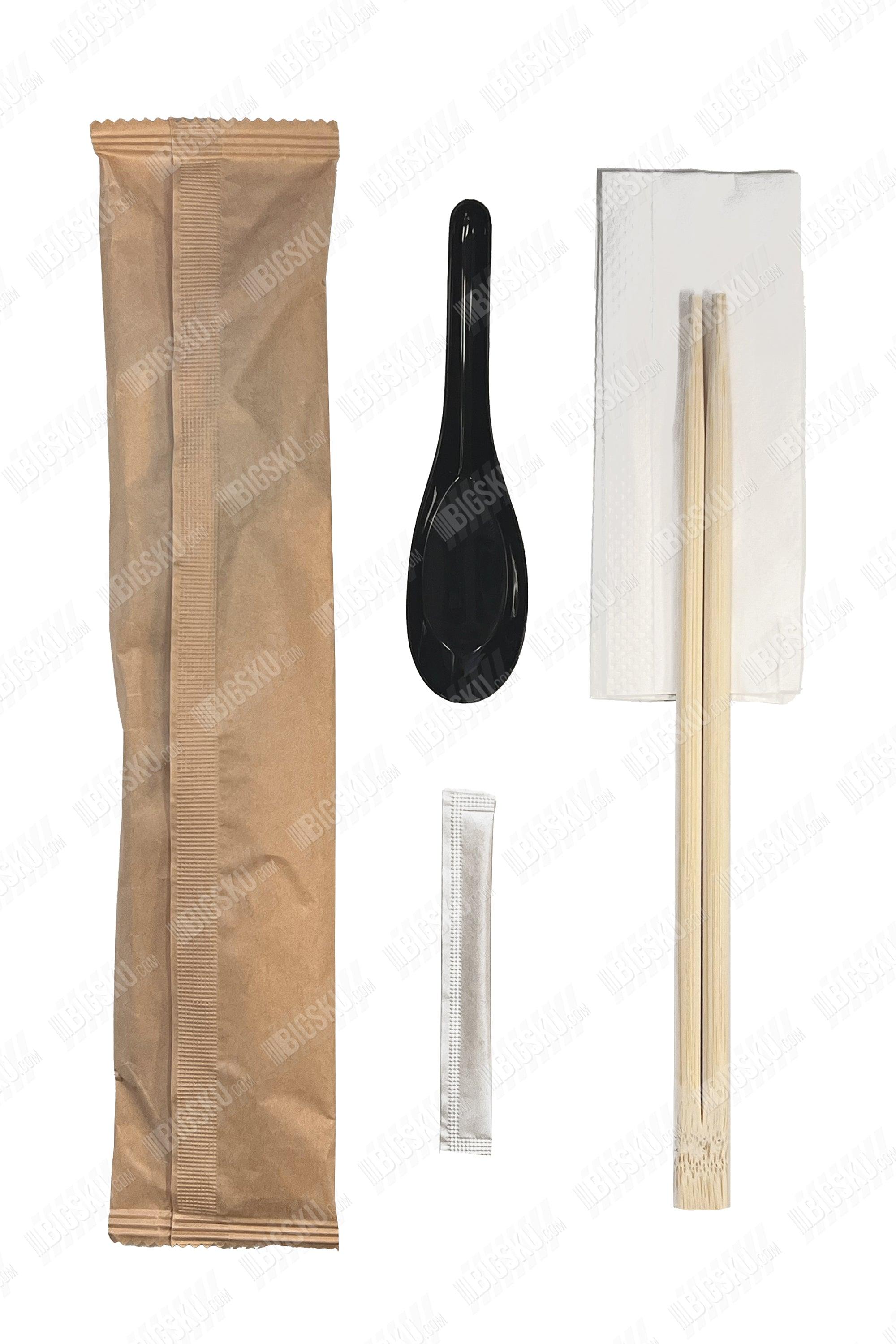 Disposable Cutlery Kit - 4 in 1 | BIGSKU Canada